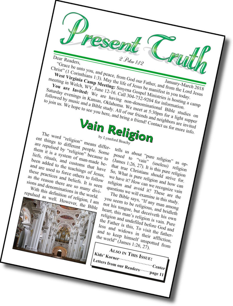 Present Truth Greeting – Jan-Mar 2018 | Present Truth